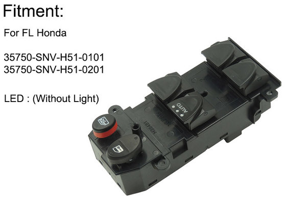 Accord Honda Power Window Switch , Durable Power Window Button 35750-SNV-H51
